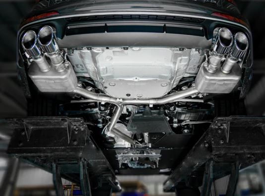 Audi A6 C8 2.0T 45 TFSI iPE Dual Side Dual Out Version Cat Back System – Bespoke Teknic