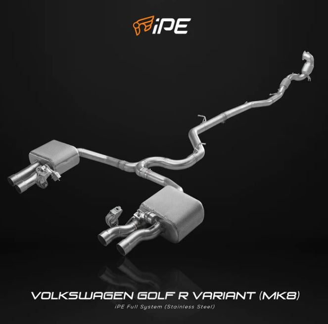 Volkswagen Golf R Variant (Mk8) iPE Downpipe – Bespoke Teknic