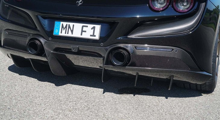 Novitec Ferrari F8 Tributo/Spider Diffuser Replacement – Bespoke Teknic